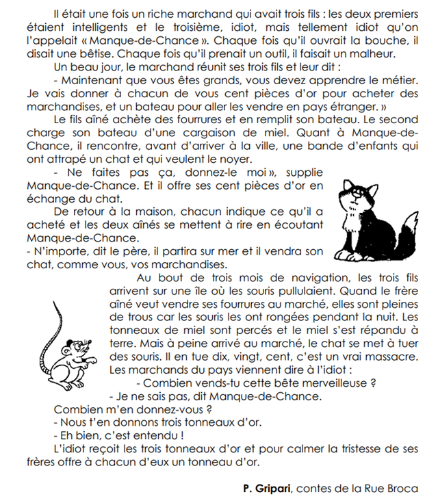 Lecture compréhension - Site de danslaclassedemadamelemesle Lecture compréhension - Site de danslaclassedemadamelemesle
