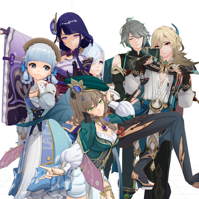 ALL Genshin Impact MMD Models - Site de mmd-database