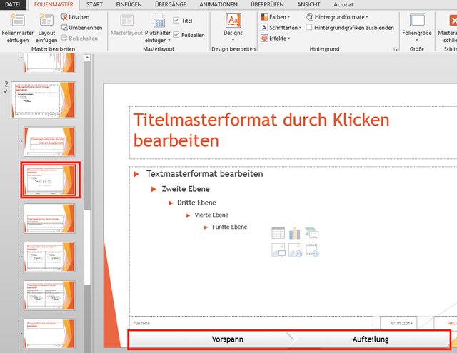 PowerPoint Kapitel-Fortschritt-Anzeige anzeigen - das kwoxt!