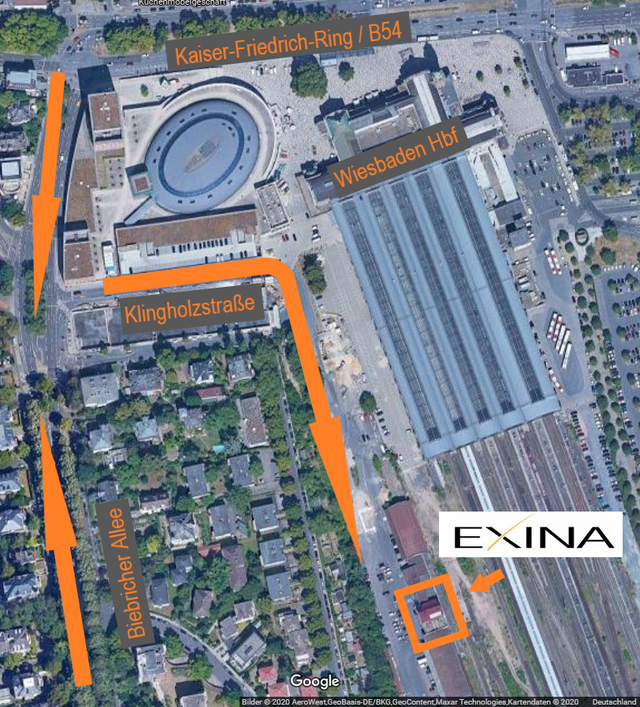 Nehmen Sie Kontakt auf - EXINA Wiesbaden