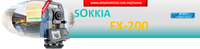 Sokkia Fx-200 - estacion total