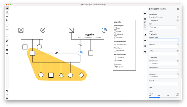 Roots of Me - Roots of Me Genogram Software