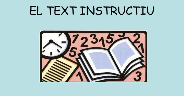 EL TEXT INSTRUCTIU - Página web de rebollengua