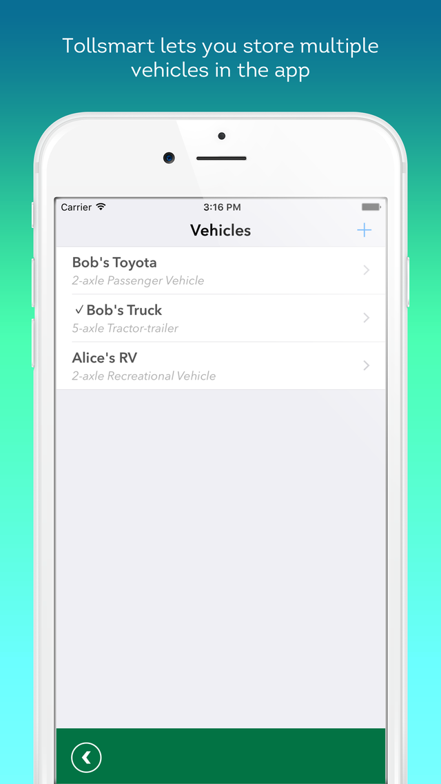 Tollsmart Toll Calculator for iPhone - Tollsmart