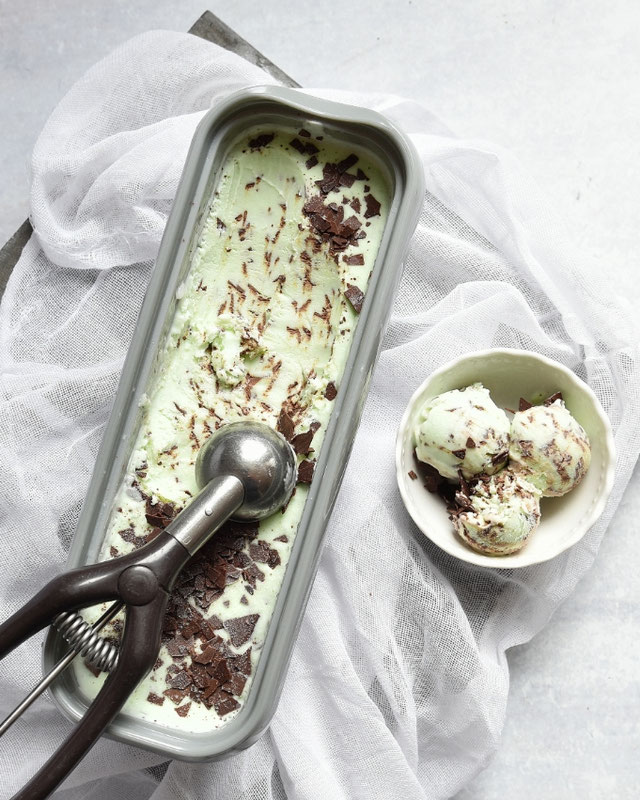 "After Eight" Eis. Ohne Eismaschine, ohne Rühren. - mix dich glücklich ...