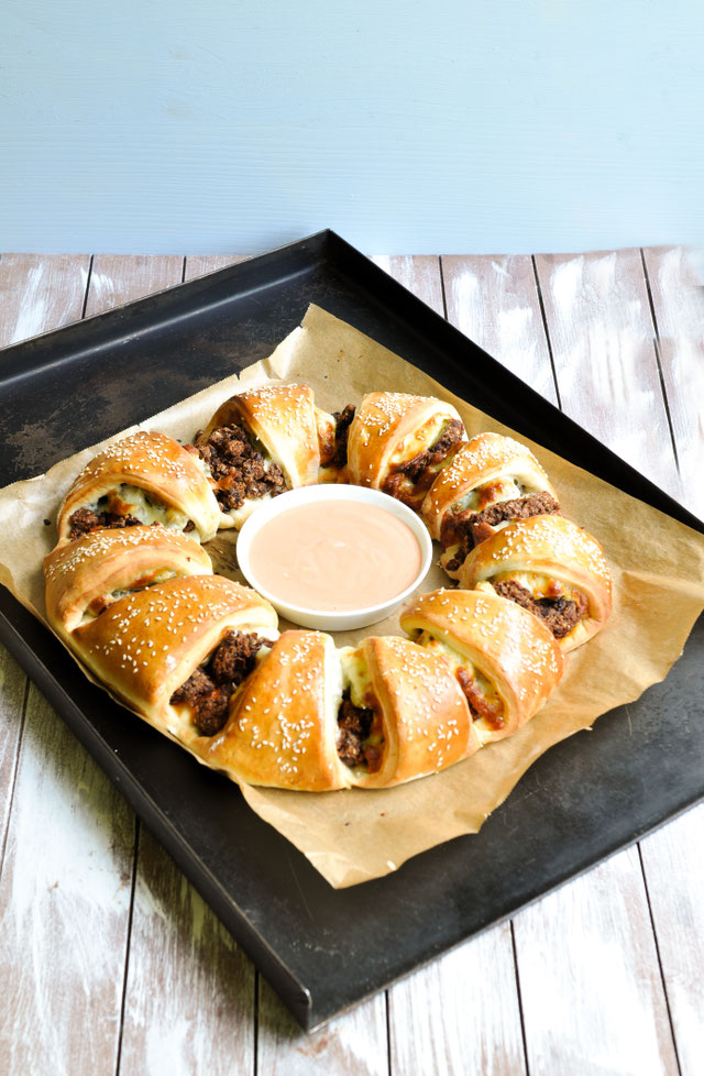 Cheeseburger Ring. Für Viele. Knaller! - mix dich glücklich (Thermomix ...