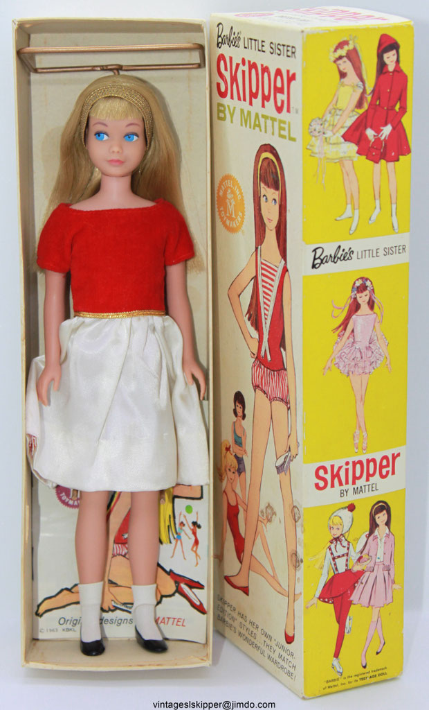 Dressed Box Skipper Dolls - Vintage Skipper - Barbie's Little Sister