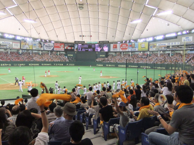 Tokyo Dome seating guide - Ken Tanaka Tokyo English Tour Guide