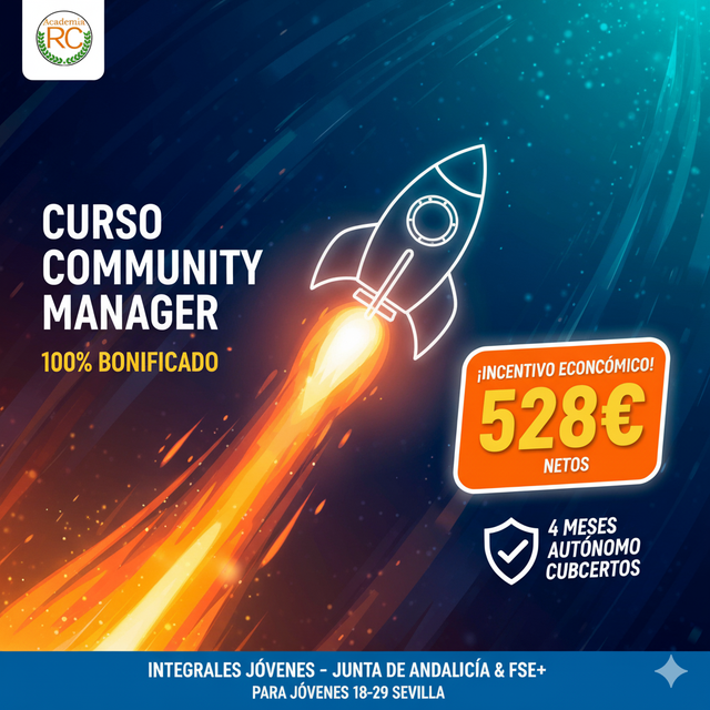 PROGRAMA JOVENES DE LA JUNTA DE ANDALUCIA Y EL FONDO EUROPEO FSE+ - Academia RC