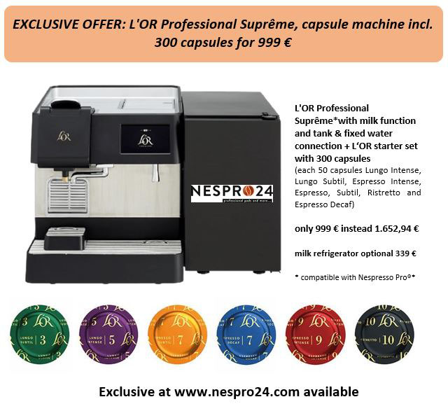 Nespresso Professional Pads and greens+ - Nespresso Online-Shop ...