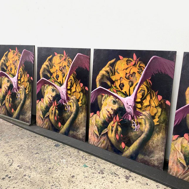 Jonas Burgert - Schwindviech - VogelART – limited contemporary art editions