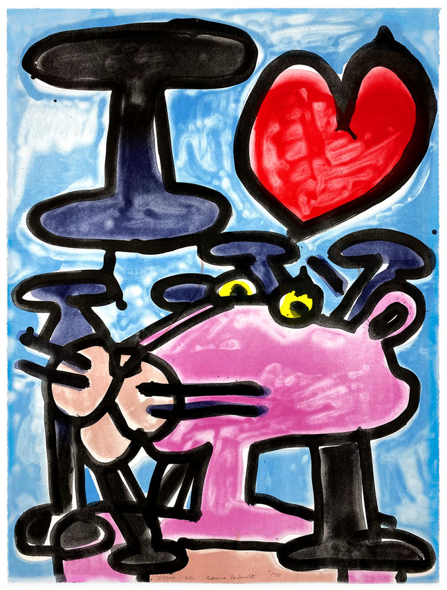 Katherine Bernhardt - VogelART – limited contemporary art editions