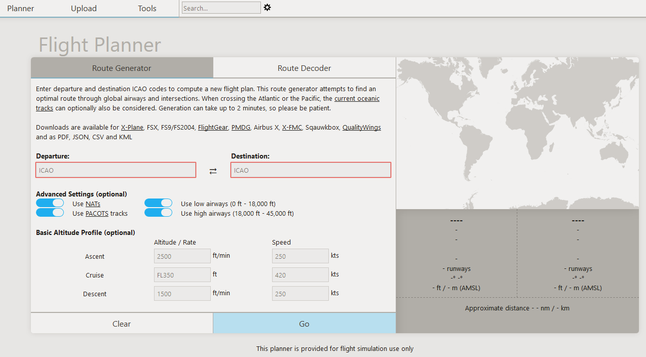 El Plan de Vuelo (FPL) - Wingavia Cargo VA
