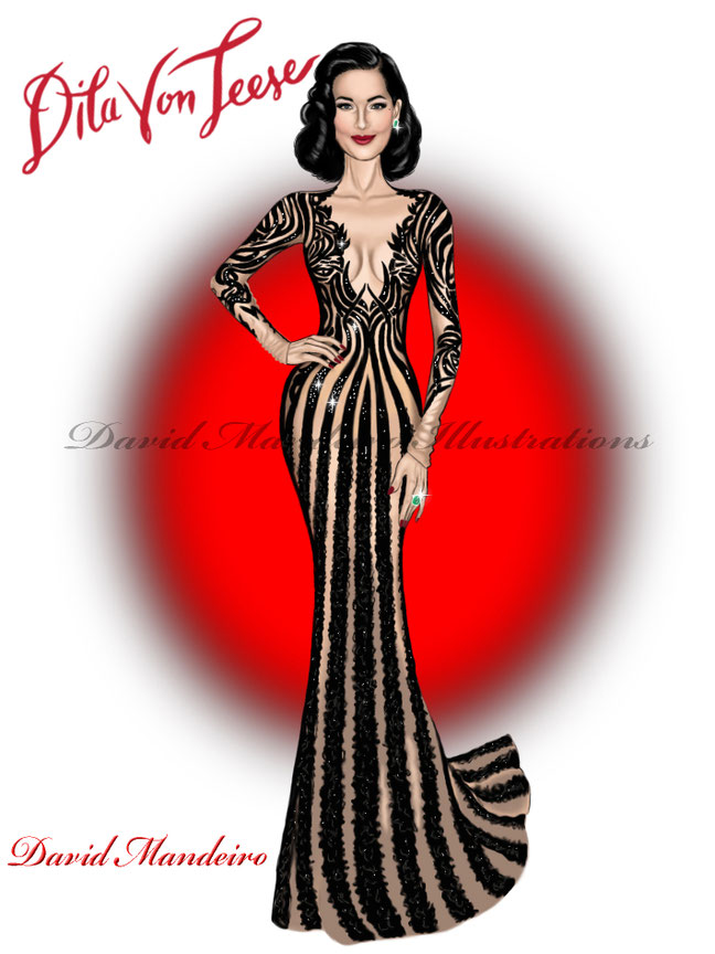 Fashion Illustrations - David Mandeiro Illustrations