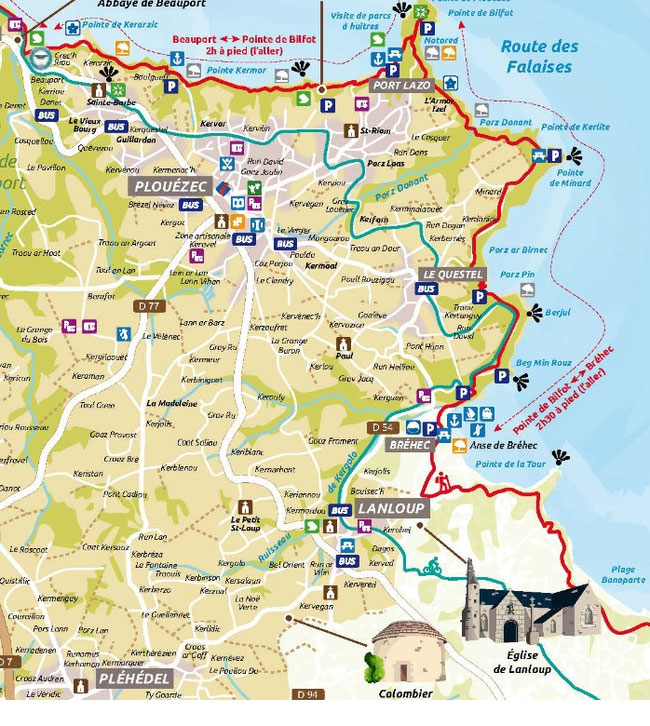 Les Hauts de Lanloup : étape-rando sur le GR34 et sur le Tro Breizh ...