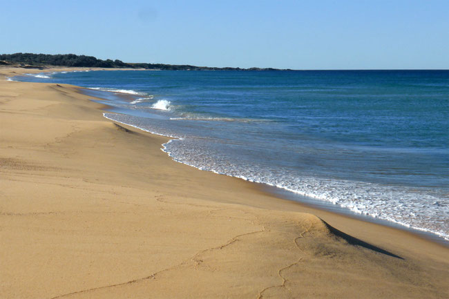 A walk on Coila Beach - The Journey and the Destination