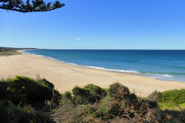 A walk on Coila Beach - The Journey and the Destination