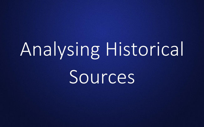 Help for students studying history - History Skills