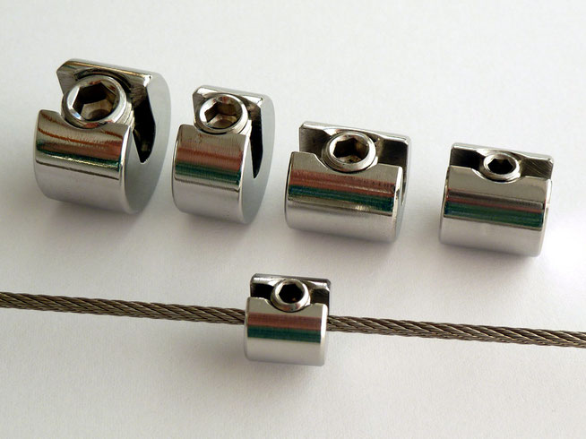 Wire Rope Stopper - Seilsysteme + Abspannungen aus Edelstahl