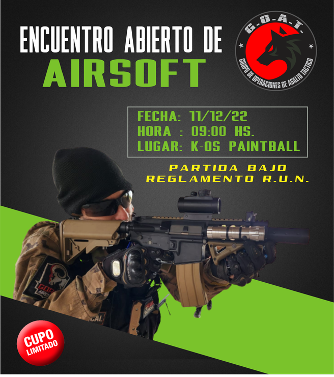 EVENTOS Y JUEGOS - Página web de goatairsoft