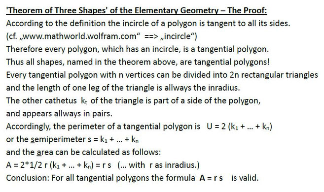 Theorem of Three Shapes - ... Elementary Geometry