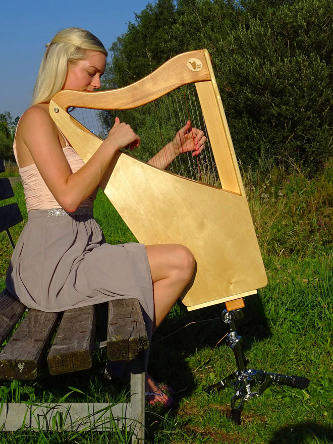 Harp stand for travel harp Luna - Electric Harp and Travel Harp