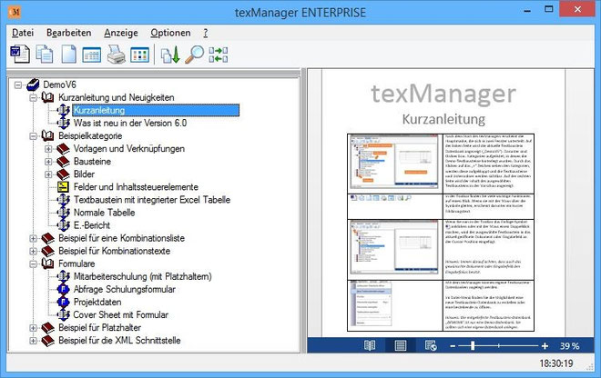 Automatische Dokumentenerstellung - texManager