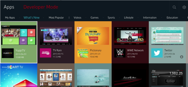 Install widgets (applications) on Samsung Smart TV Q, R (2019), N (2018 ...