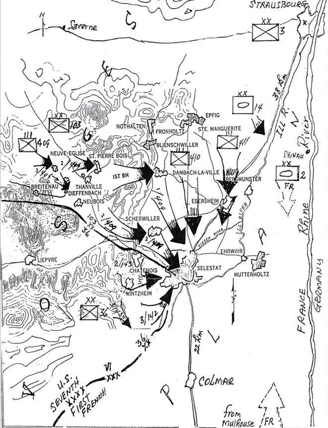 The 103rd (Cactus) Division and the 36th (Texas) Division fight for ...