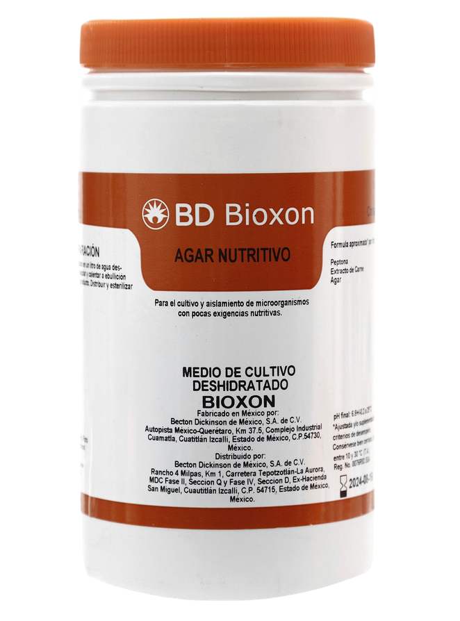 210400 BD Bioxon® Agar Nutritivo, 450 g - PROQUISUR- Material de ...