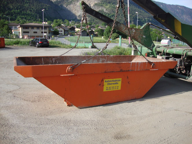 Muldenservice für jedermann - Muldentransporte Oberwallis - Muldenservice