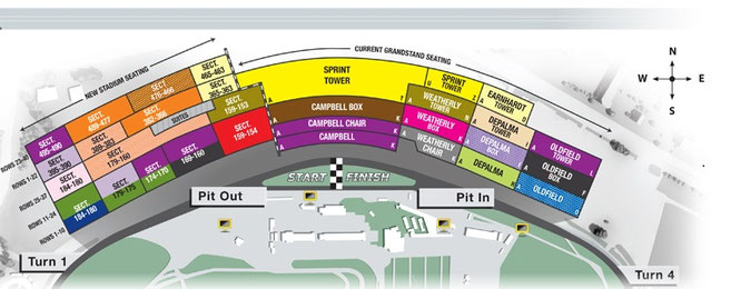 Daytona 500 Seating Chart | Cabinets Matttroy