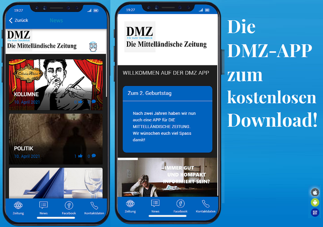 Die DMZ-App kostenlos downloaden - DIE MITTELLÄNDISCHE ZEITUNG - FÜR ...