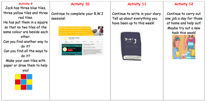 Year 1 - Caedmon Community Primary School - Home Learning Support