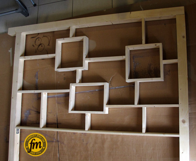 Cloison TV sur mesure - Site de Frédéric Mainguet