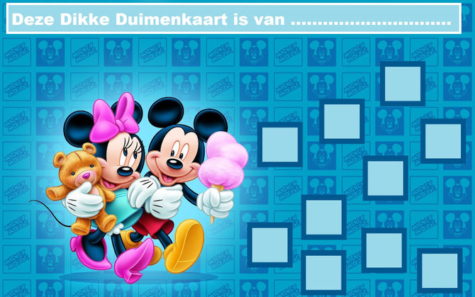 Mickey Mouse - Website of dikkeduimenkaarten!