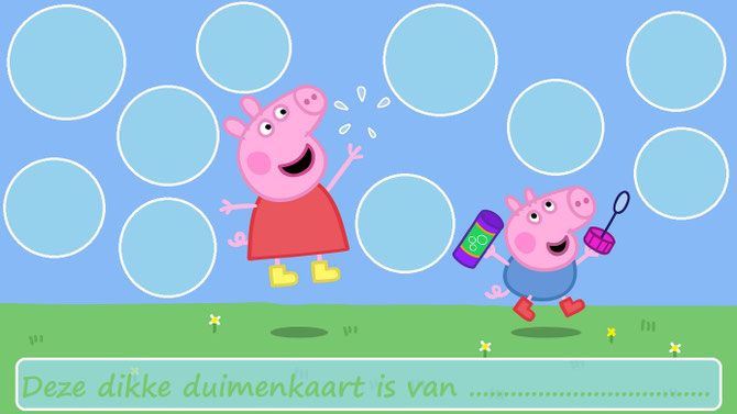 Peppa Pig - Website of dikkeduimenkaarten!