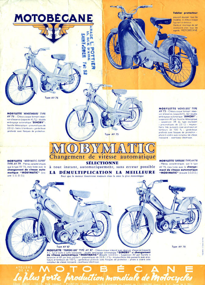 Mobylette AV 79 - Die Website für alte Moped, Mofas und Motorräder.