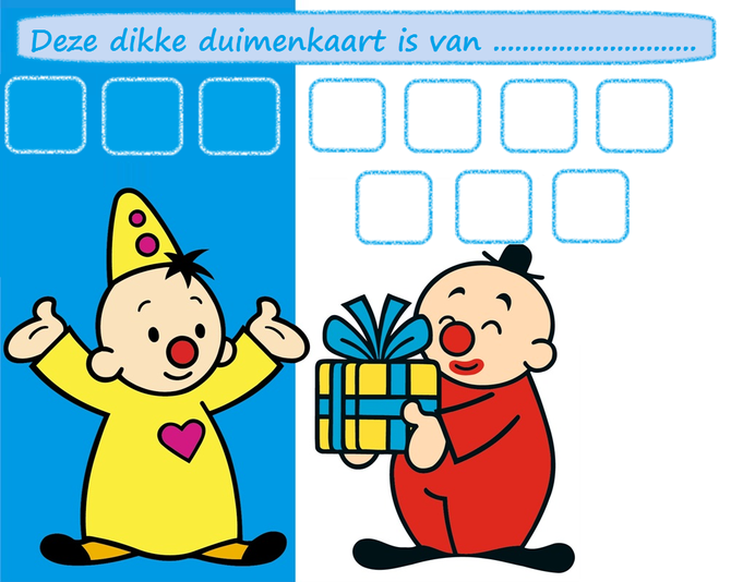 Bumba - Website of dikkeduimenkaarten!