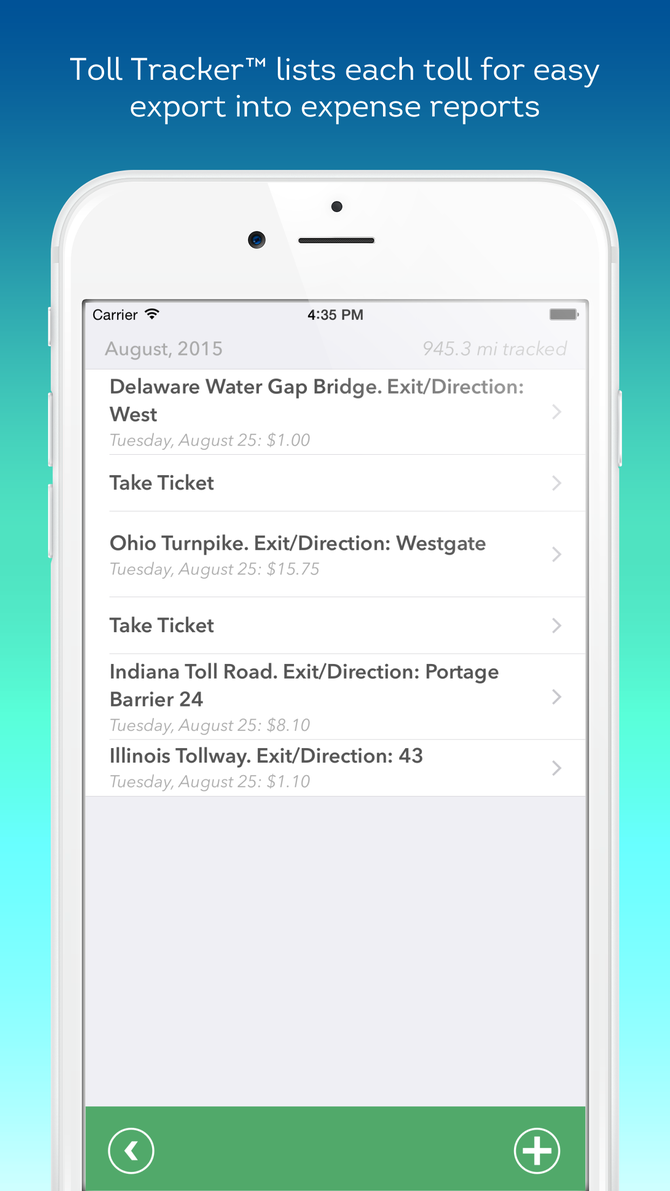 Tollsmart Toll Calculator for iPhone - Tollsmart