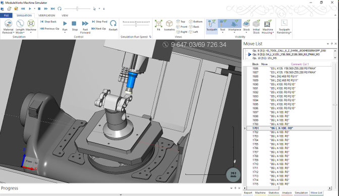 cnc-code simuleren - Pro4CNC