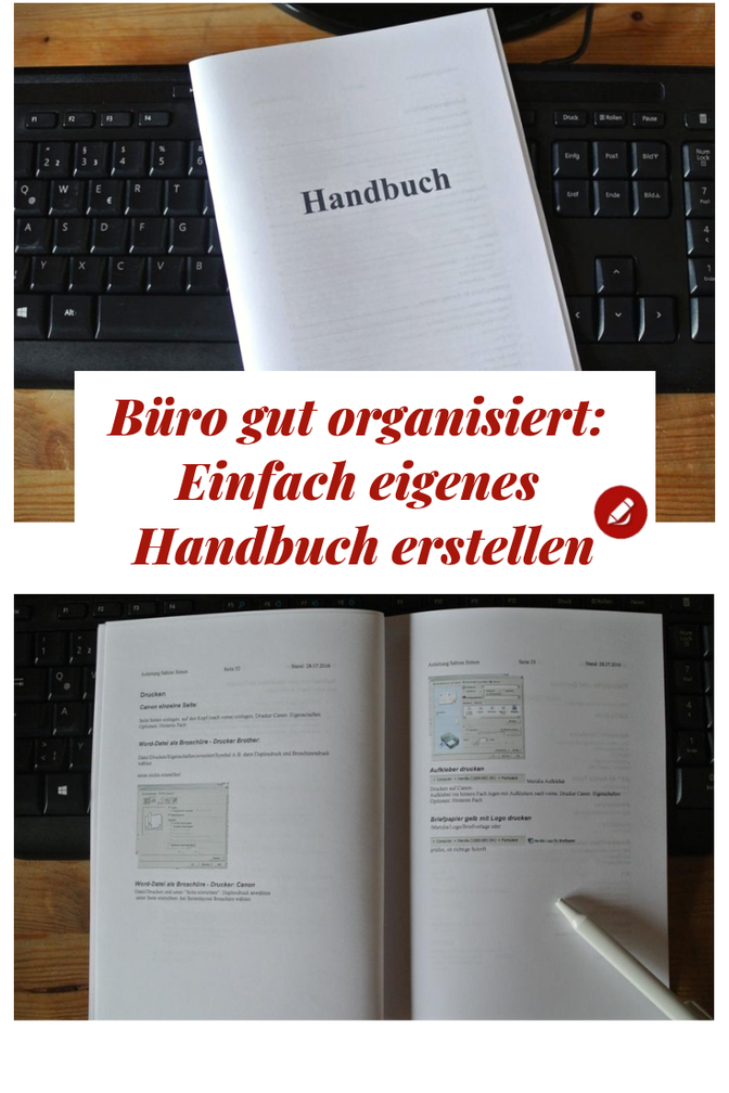 Büroorganisation Handbuch - Einfache Organisation & Rezepte