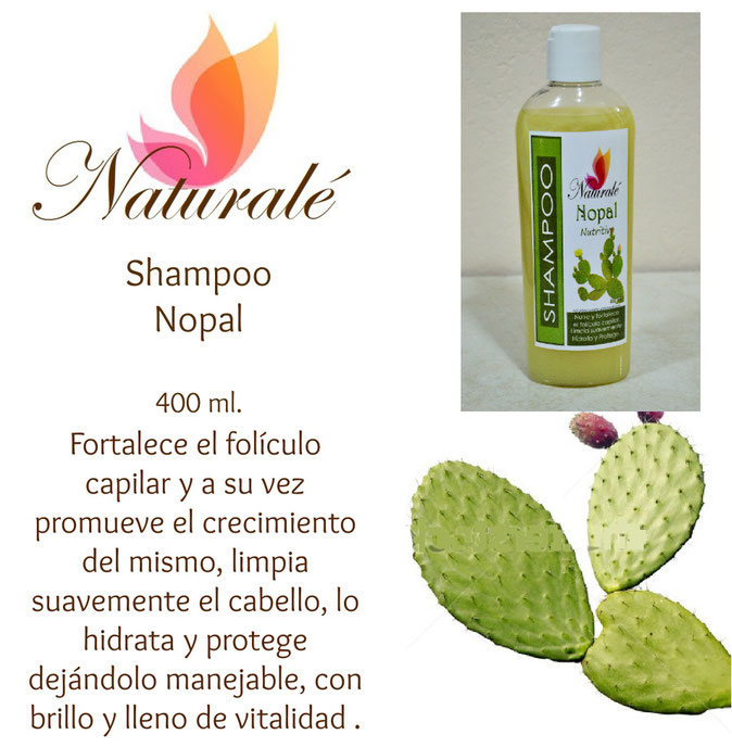 Shampoo con Nopal - https://naturalecosmetic.jimdo.com/