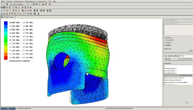 Software for finite element analysis - FEA/FEM-WORKS