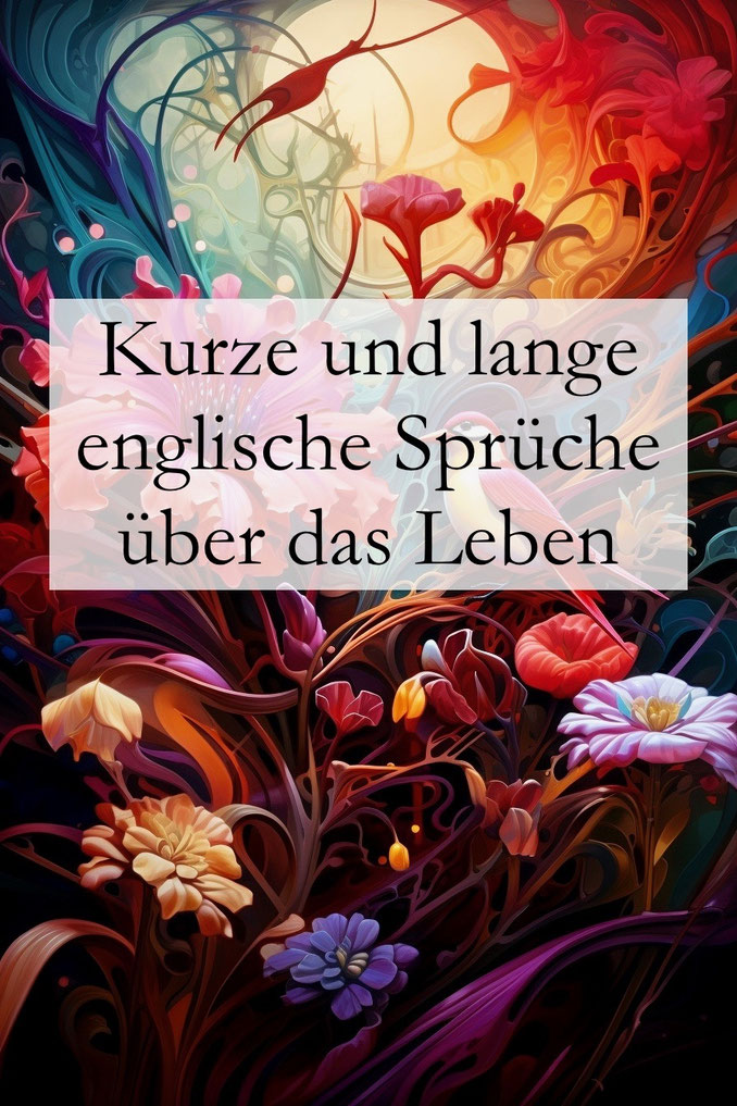 Schöne kurze und lange englische Sprüche - Englisch lernen