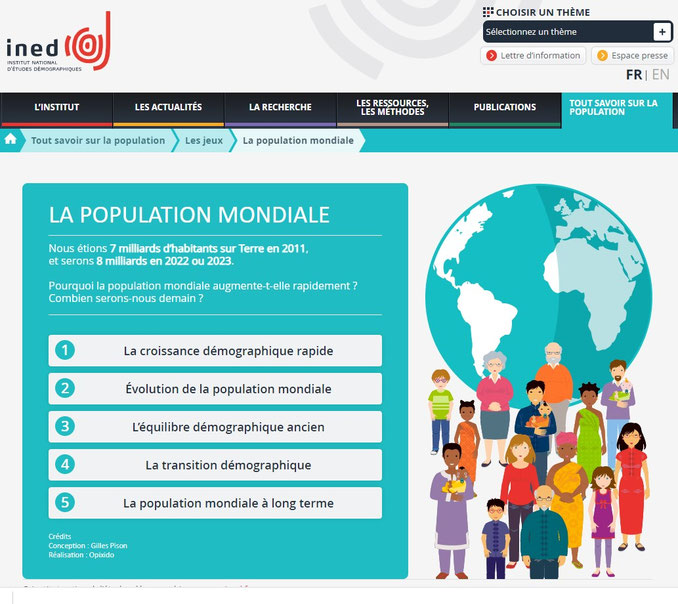 TH 2 : Chap 1 : Les défis de la démographie et du développement. - Site ...