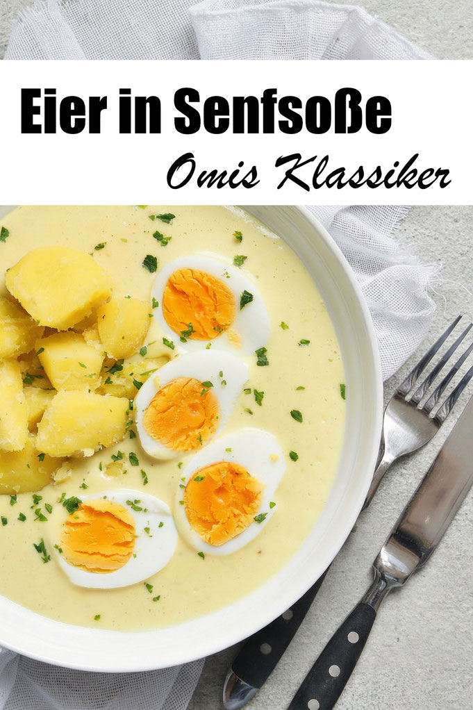 Senfeier mit Kartoffeln. Omis Klassiker. - mix dich glücklich ...