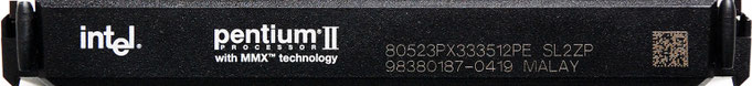 Intel Pentium II (P6) - CPU MUSEUM - MUSEUM OF MICROPROCESSORS & DIE ...