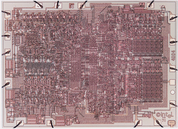 Intel 4004 Computer Microprocessor