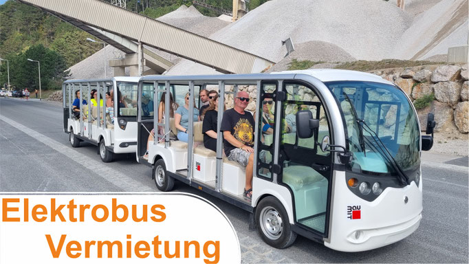 QS E POWER - Elektro shuttle, rundfahrt, shuttle , bummelzug ...
